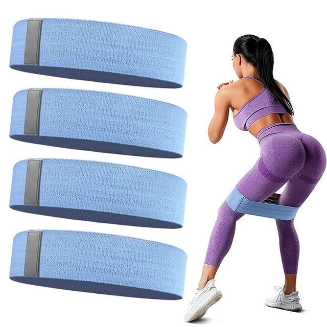 Hibalala 4pcs squat resistance band buttock abuse ring buttock ring ...