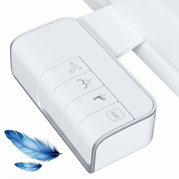 Hibbent Bidet Attachment for Toilet, Non-Electric Dual Nozzle for ...