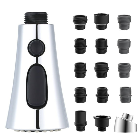 Pull Down Spray Head, NSF/ANSI/CAN 61 & CUPC Certified 3-Function Spray ...