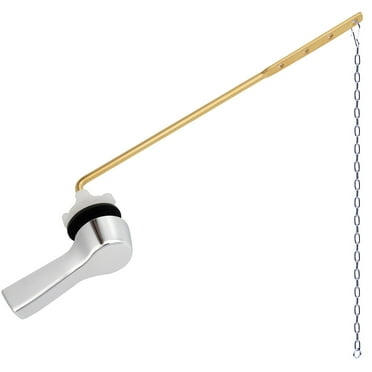 little home Toilet Tank Flush Lever Chrome Finish Handle Fittings ...