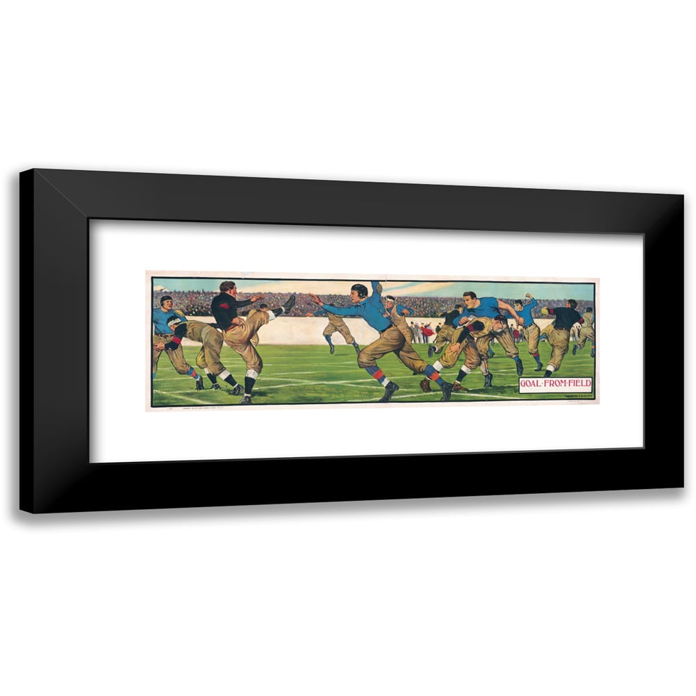 Hibberd Van Buren Kline 18x8 Black Modern Framed Museum Art Print ...