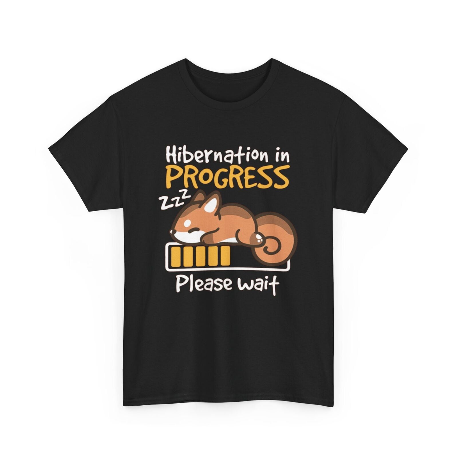 Hibernation In Progress Please Wait Shirt | Low Battery T Shirt ...