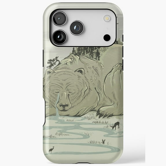 Hibernature Nature Sleep Concept iPhone Case 17 11 12 13 14 15 16 Pro ...