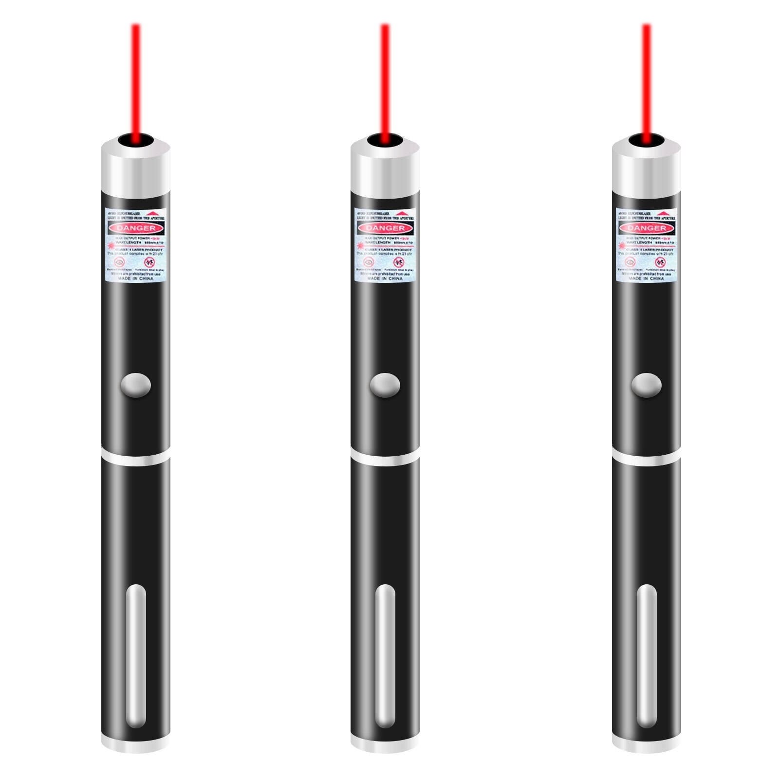 Hibibud 3Pcs Laser Pointer,Precise Laser Light for Presentations,High ...