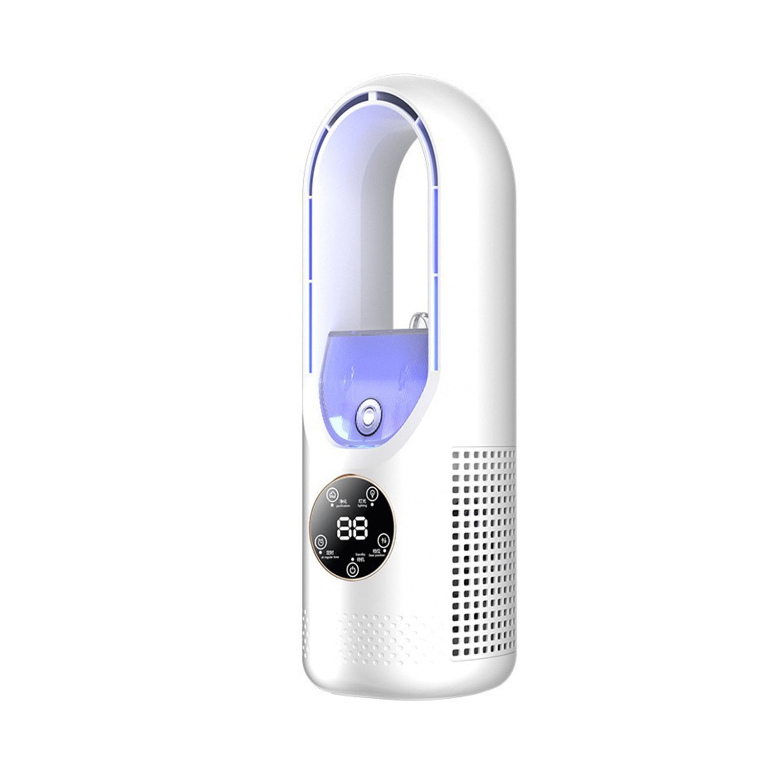 Hibibud Bladeless Desk Fan,Portable Desk Fan with Silent Operation,Safe ...