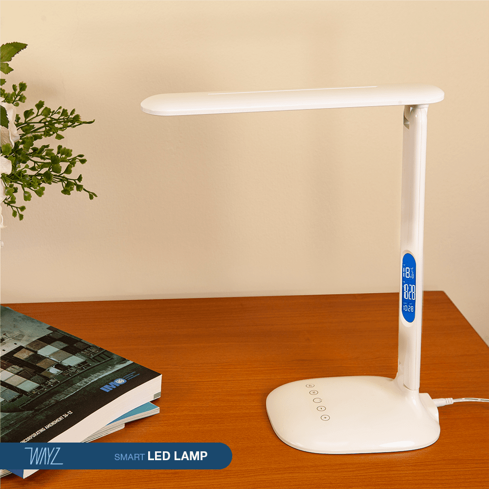 Hibibud Desk Foldable Smart LED Lamp, 3 Colors Light Mode, 5 Brightness ...