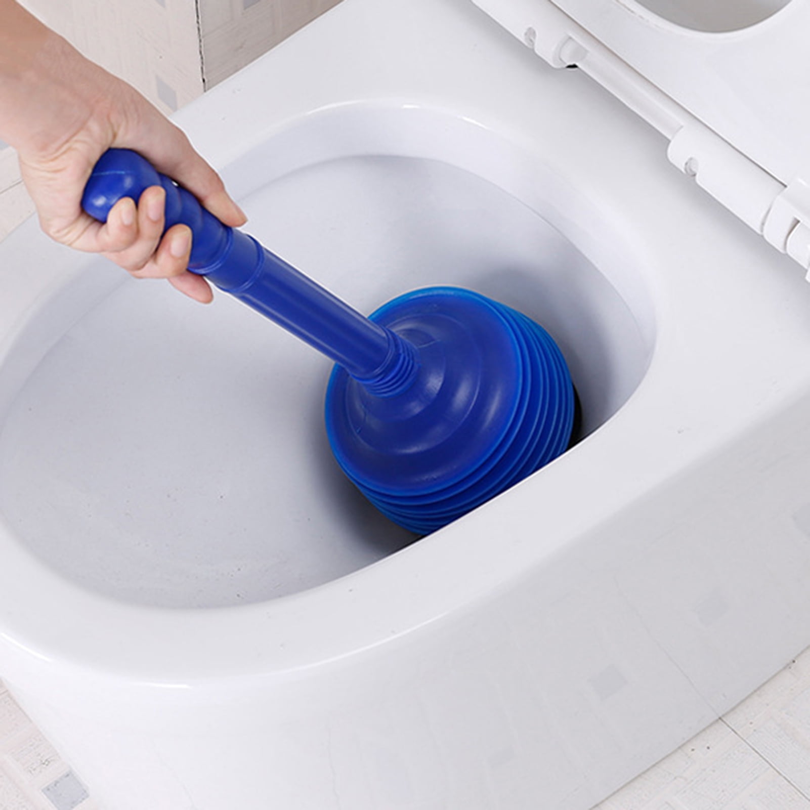 LEAQU Plunger,Heavy Duty Unclogger Tool for Clogged Bathroom Toilets ...