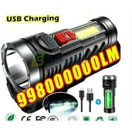 High Power Xhp70 LED Flashlight with Heavy Duty Rechargeable Lithium ...