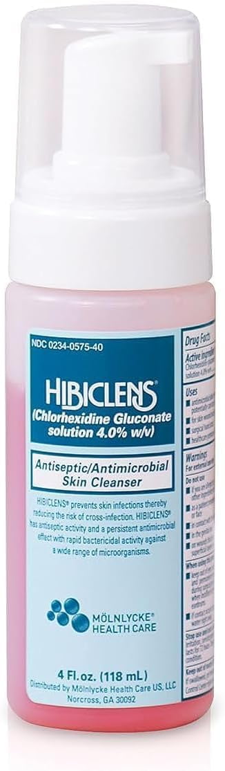 Hibiclens Antiseptic Skin Cleanser & Hand Soap with Foam Pump - Use in ...