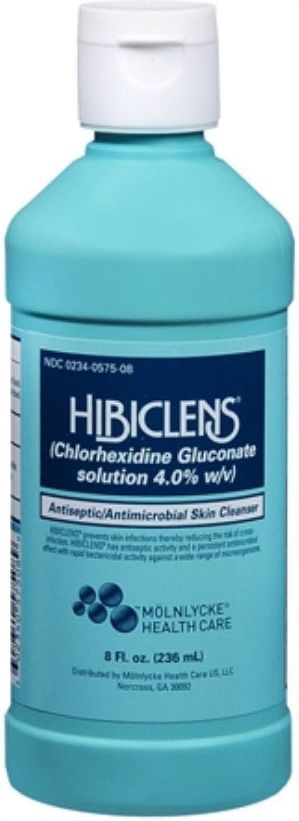 Hibiclens Antimicrobial Skin Cleanser, 4% CHG, Antiseptic Soap, 8 oz ...