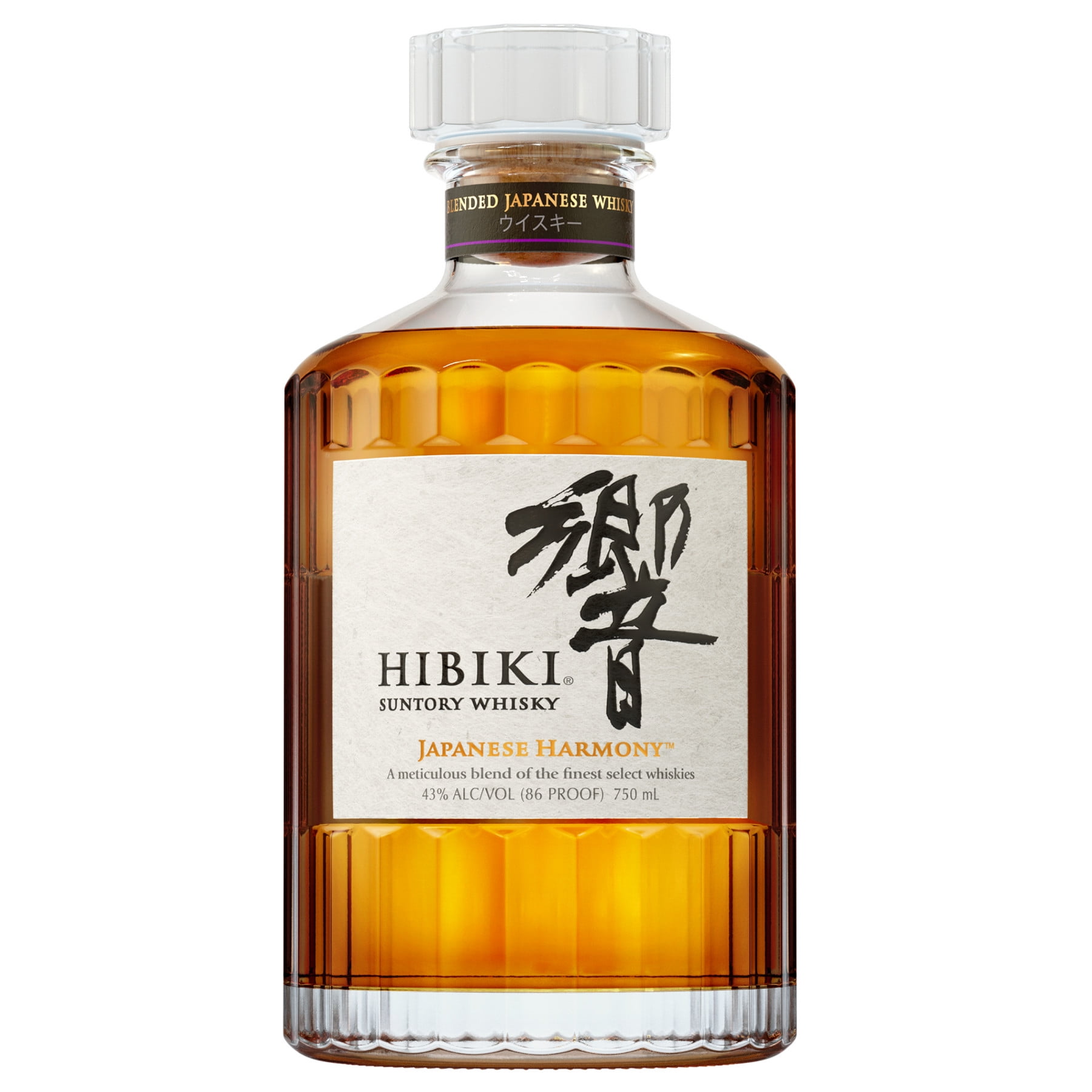 Hibiki Suntory Whisky Japanese Harmony, 750 ml Bottle, 43% ABV - Walmart.com