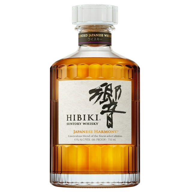 Hibiki Suntory Whisky Japanese Harmony, 750 ml Bottle, 43% ABV - Walmart.com
