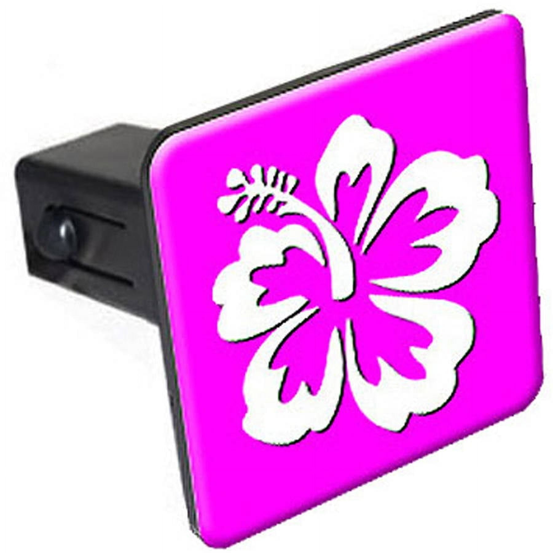 Hibiscus Flower 1.25" Tow Trailer Hitch Cover Plug Insert - Walmart.com