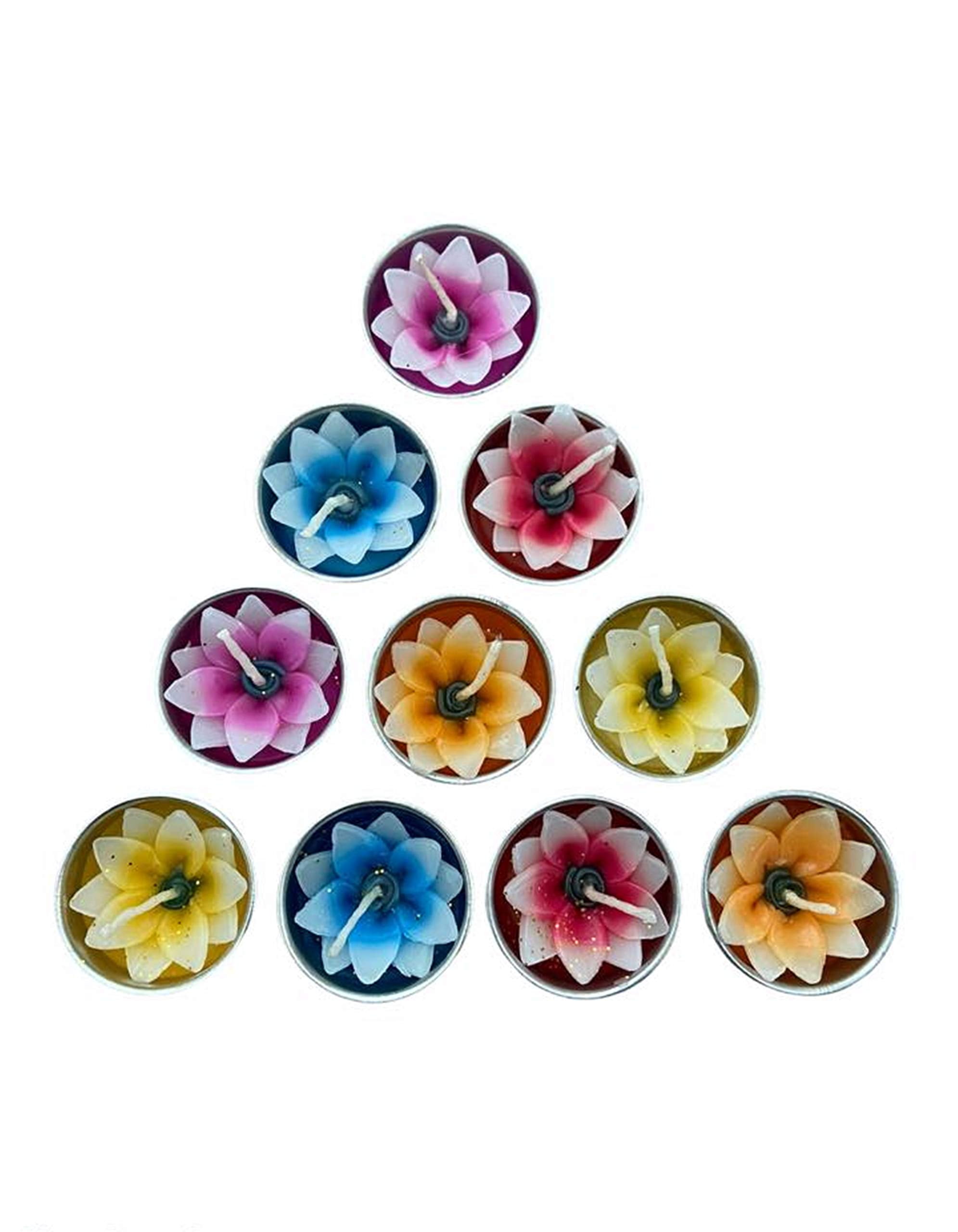 Hibiscus Flower Tealight Candles Scented Tea Lights Aromatherapy Relax ...