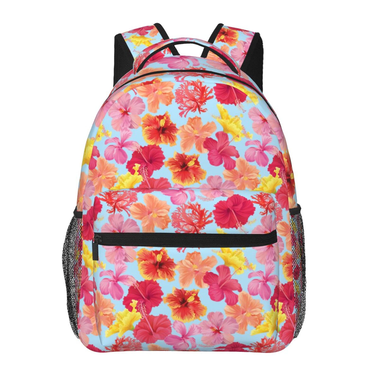 Hibiscus Flowers Pattern Backpack for Men Women Laptop Backpack Hiking ...