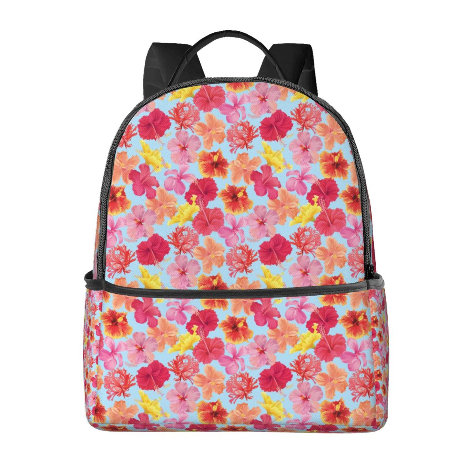 Hibiscus Flowers Pattern Backpack for Men Women Laptop Backpack Hiking ...