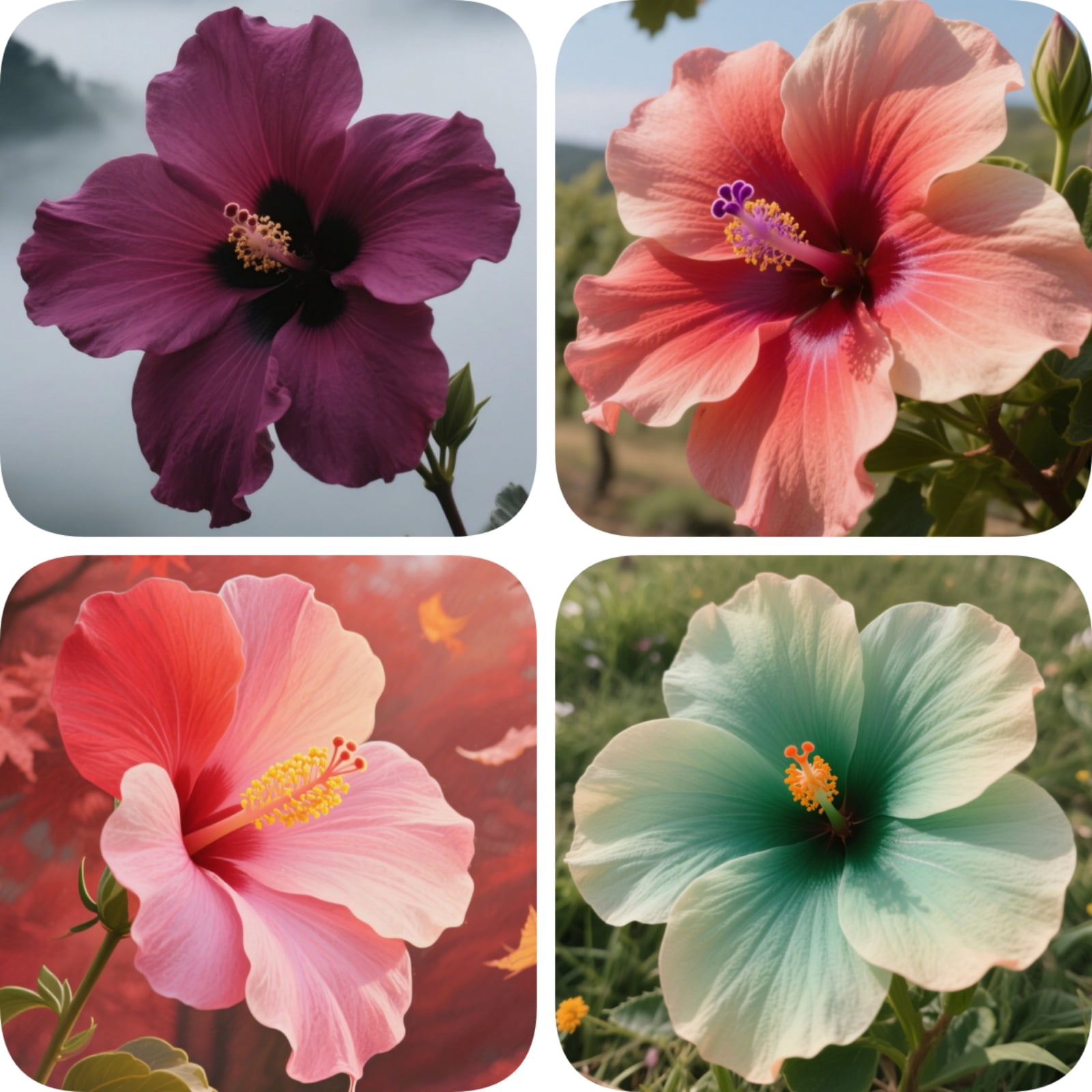 Hibiscus-Garden decoration - Walmart.com