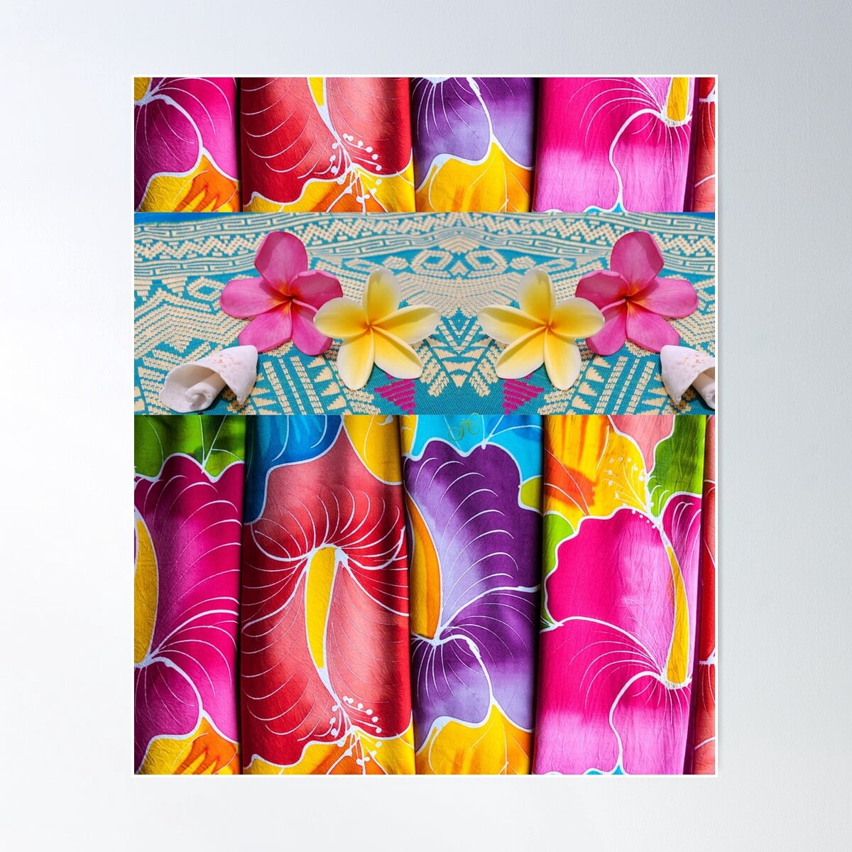 Hibiscus Poster Wall Art, Modern Wall Decor For Living Room Bedroom ...