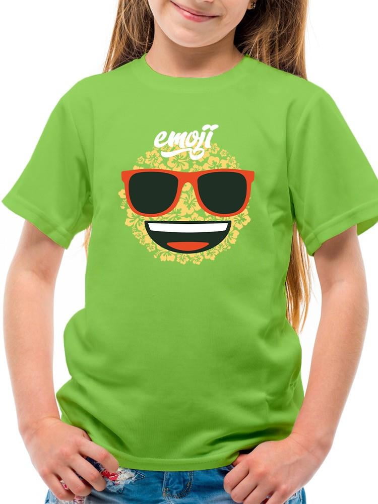 Hibiscus Tropical Smile Face Graphic T-shirt - Walmart.com