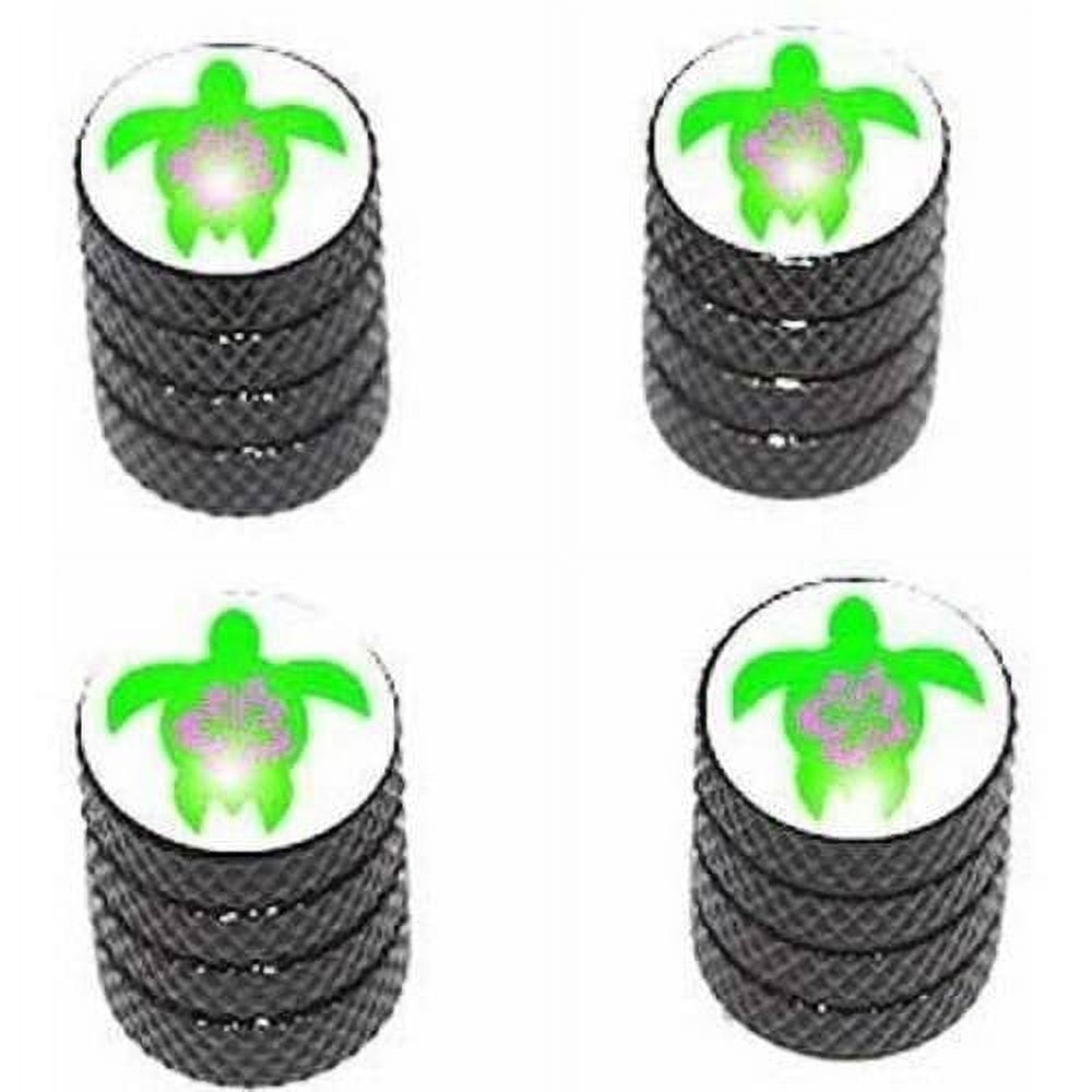 Hibiscus Turtle Hawaii Hawaiian Tire Rim Wheel Aluminum Valve Stem Caps ...