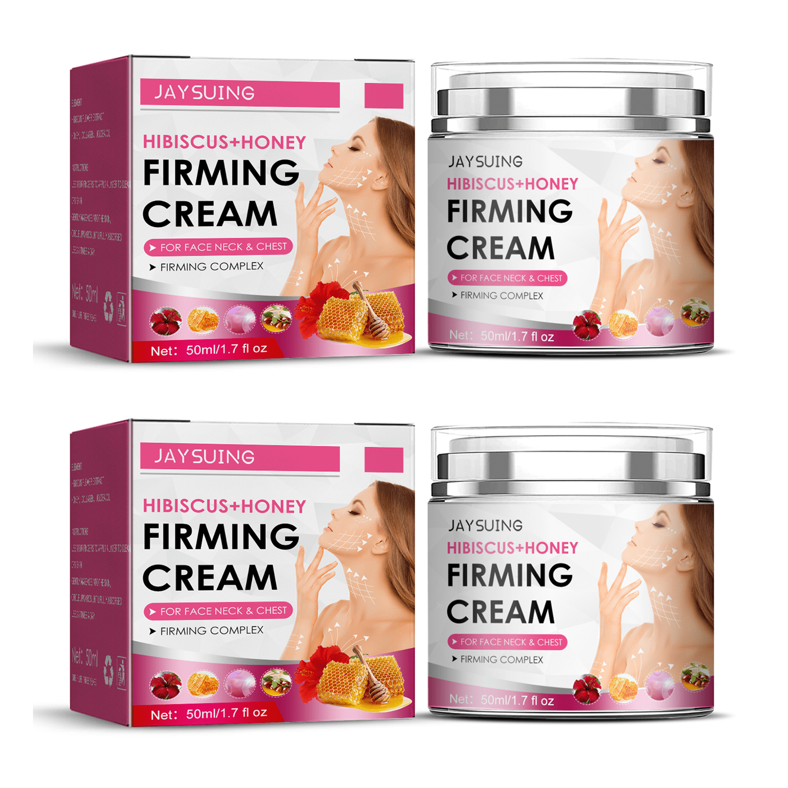 Hibiscus and Honey Firming Cream - Neck Firming Cream - Skin Tightening ...