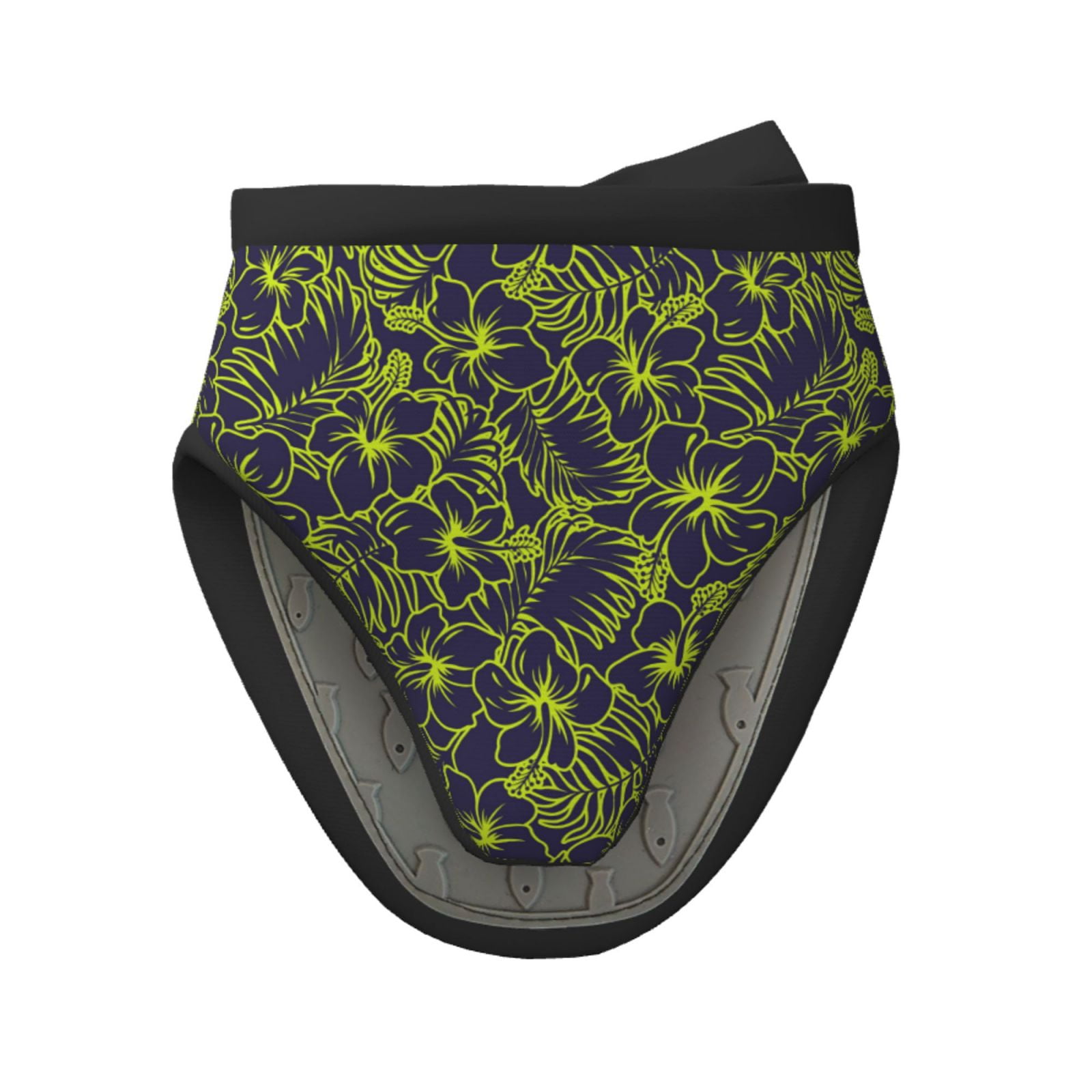 Hibiscus flowers tropical leaves Oven Mitts Heat Resistant with Hanging ...