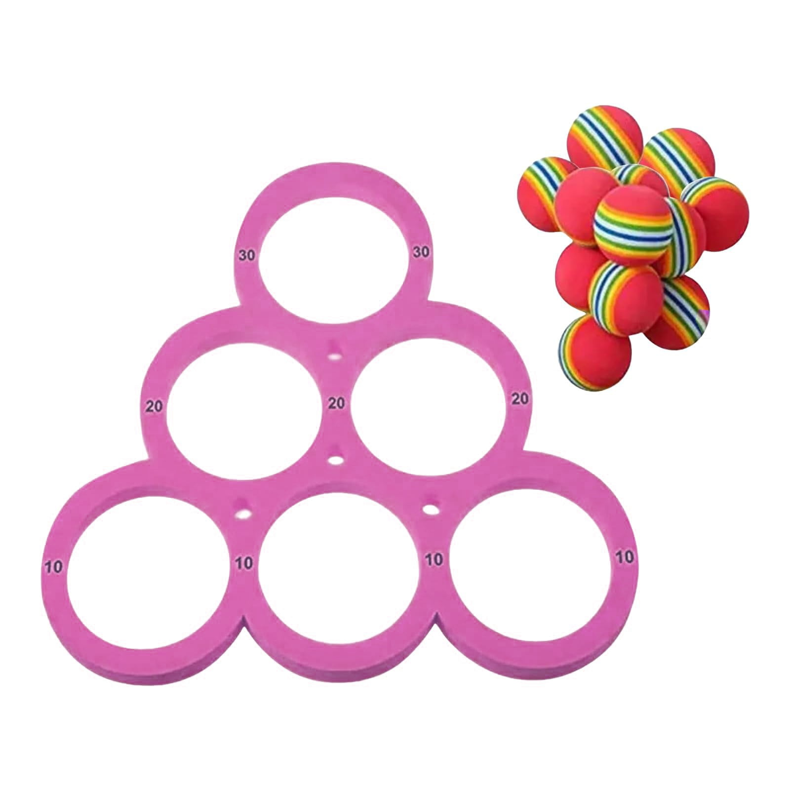 Hiboom Pool Game with Score for Adults, Combo Foam Pool Floats with 10 ...