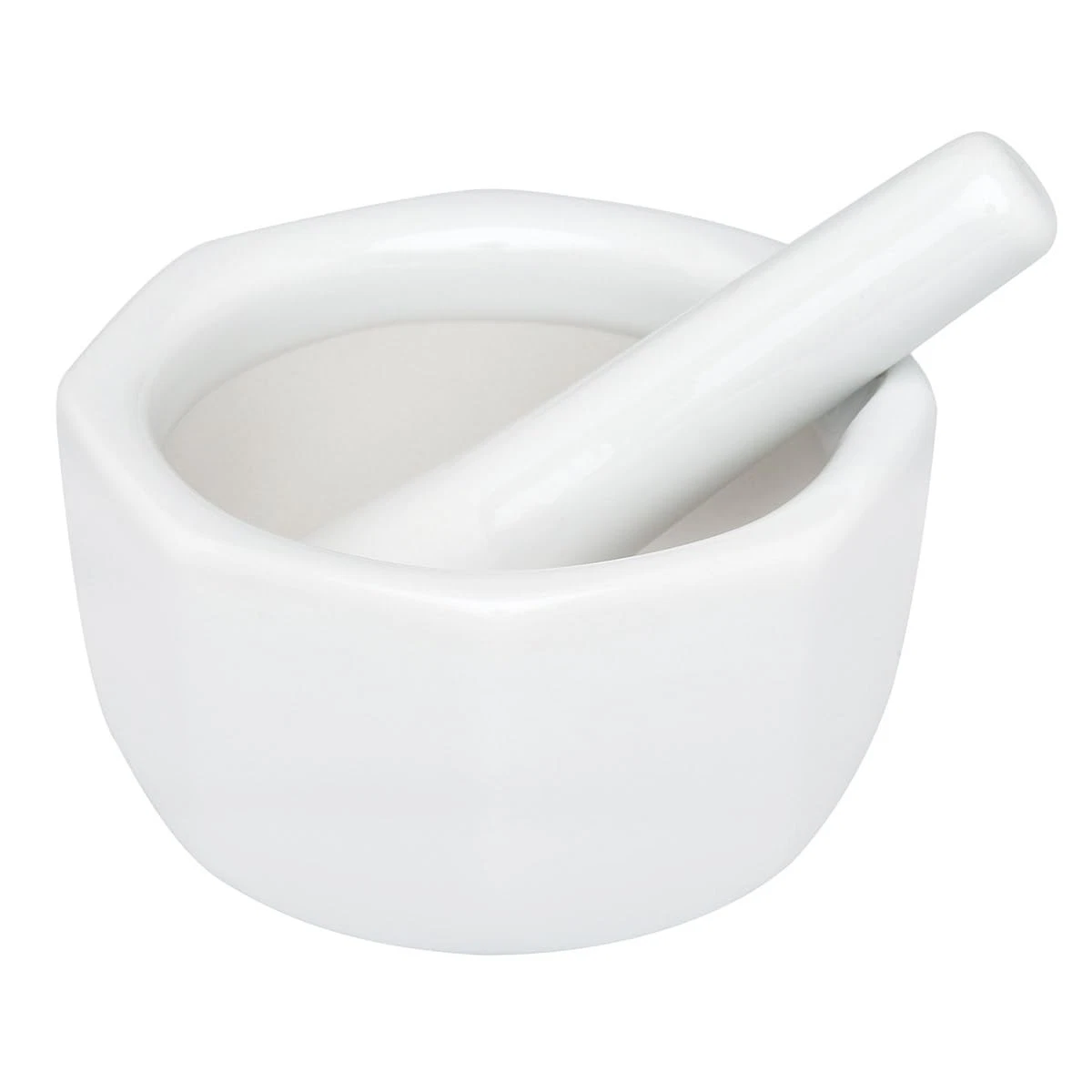 Hic Harold Import Co. Kitchen Mortar And Pestle, Fine-White Porcelain ...