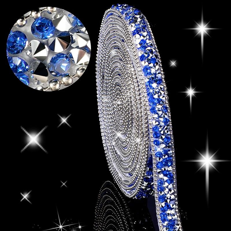 Hicarer 3 Yards Resin Rhinestone Ribbons Self Adhesive Diamond Crystal ...
