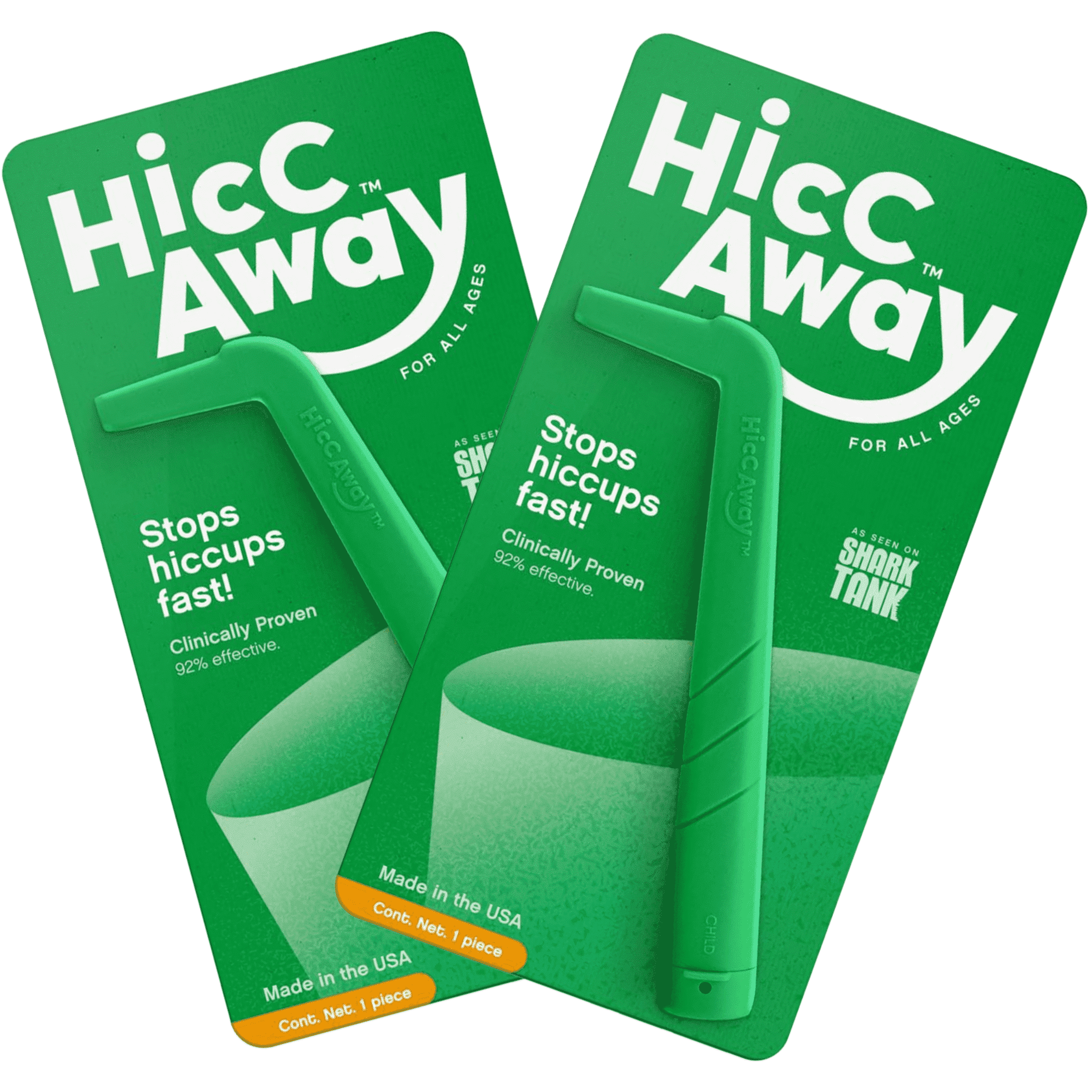 HiccAway Hiccup Straw – Clinically Proven Natural Hiccup Relief – Drug ...