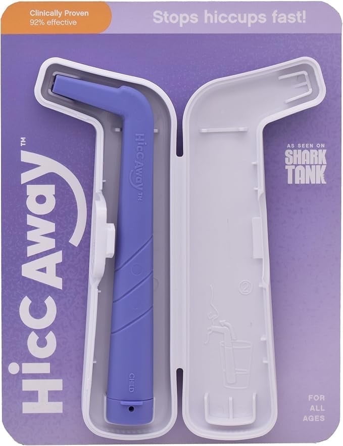 HiccAway Hiccup Straw – Fast, Natural Hiccup Relief for All Ages ...