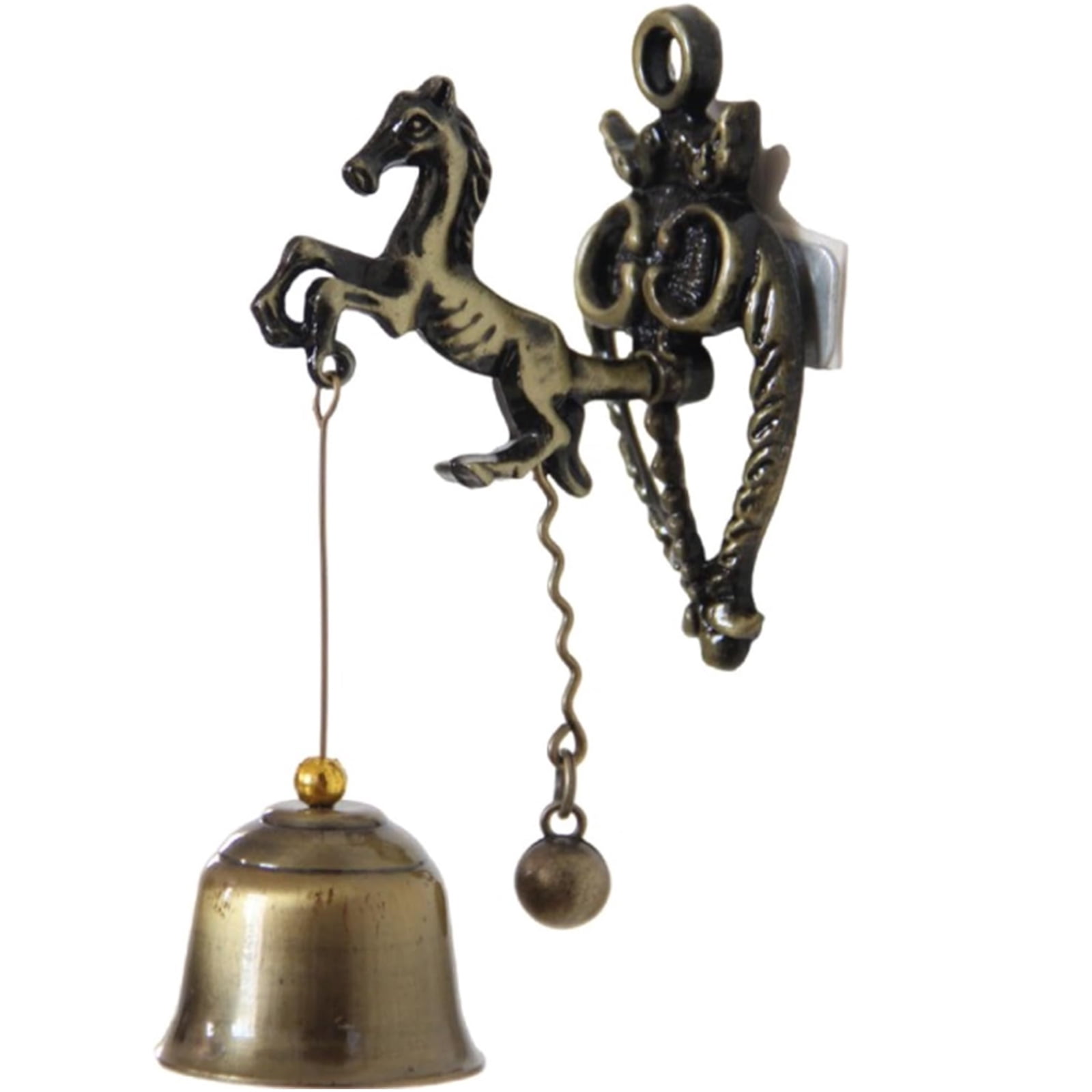 Horse Doorbell, Bronze Alloy Animal Wind Bell - Walmart.com