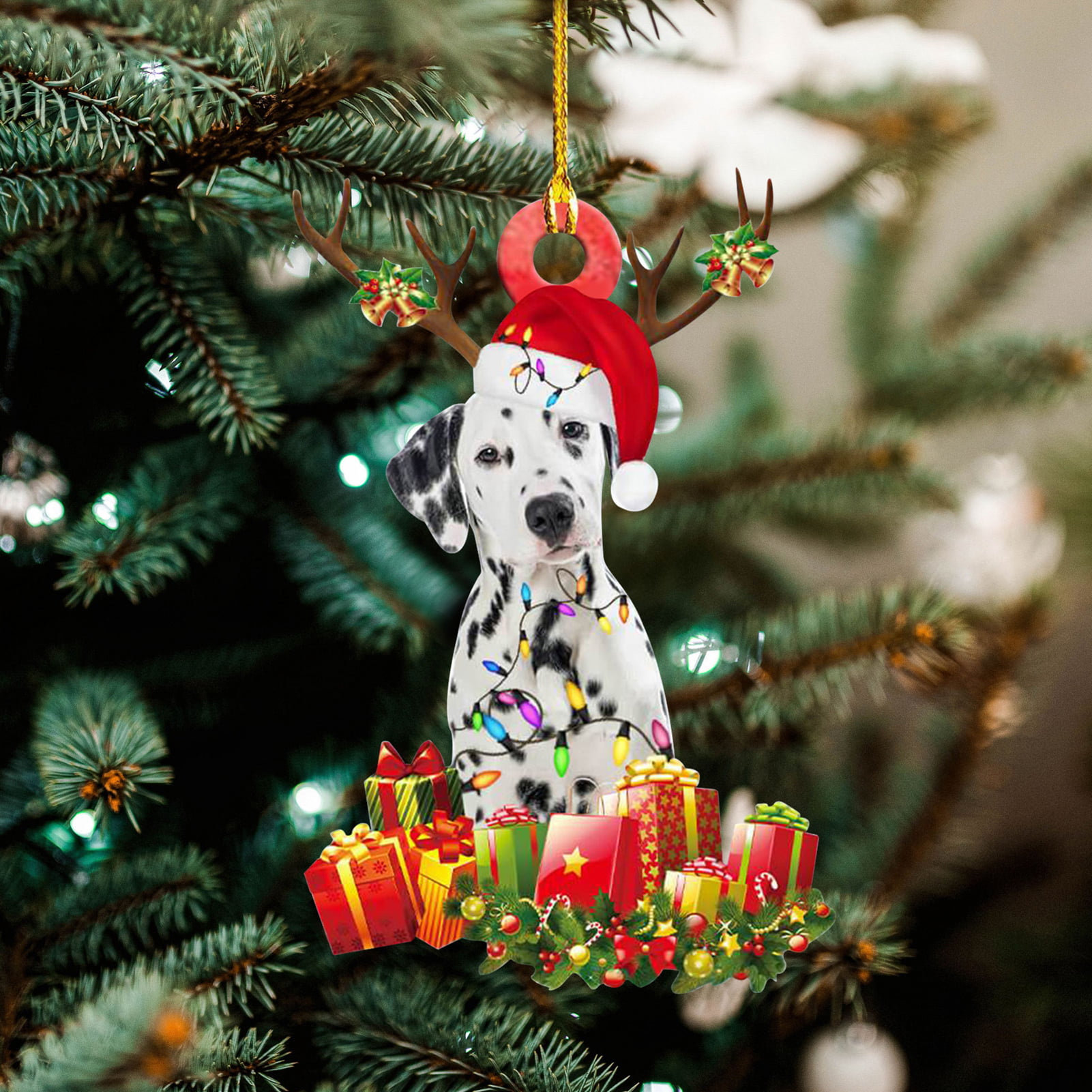 Hicess Creative Dog Pattern Hanging Decor Adorable Delicate Wood ...