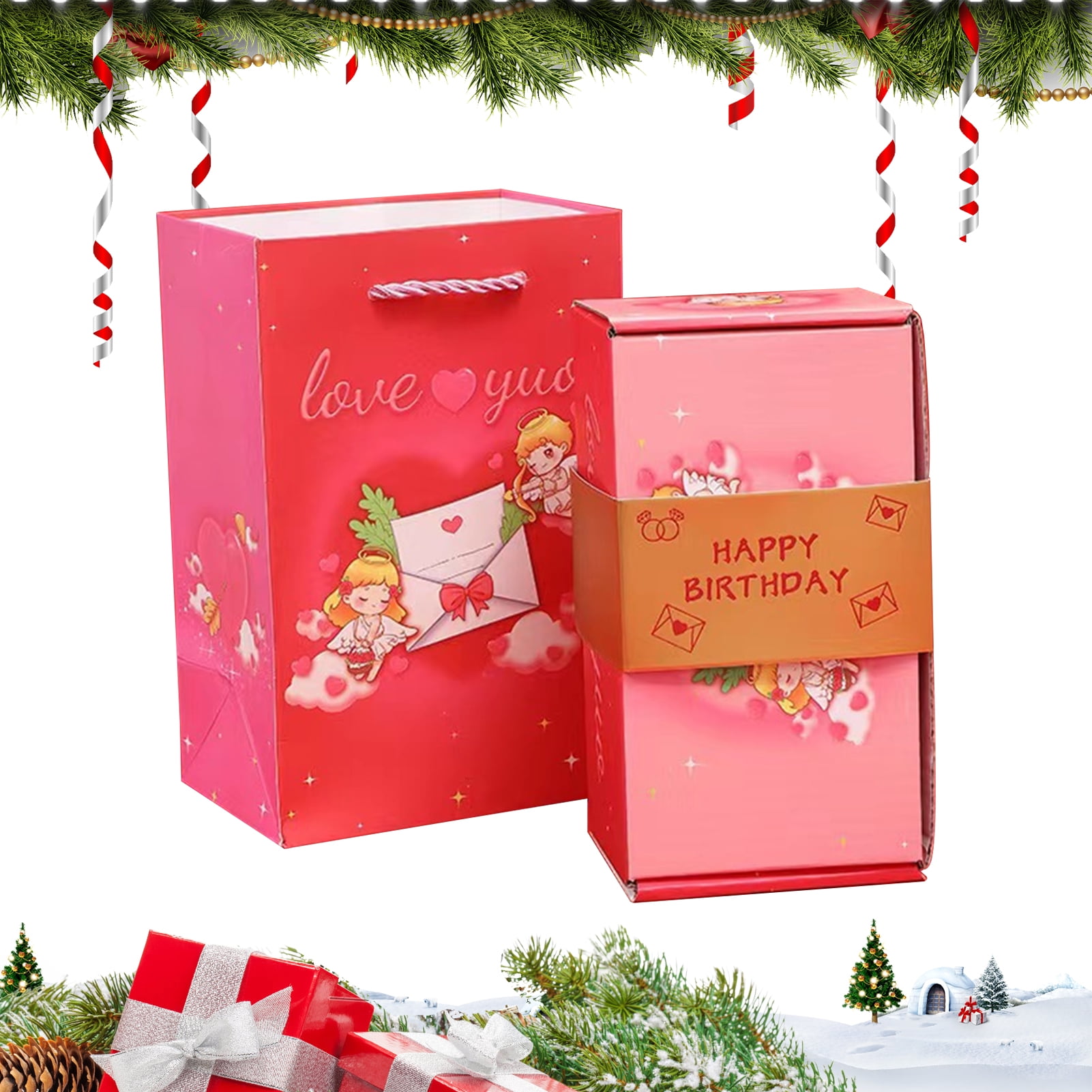 Hicess Pop-Up Gift Box Set Surprise Money Gift Box Cash Explosion Box ...