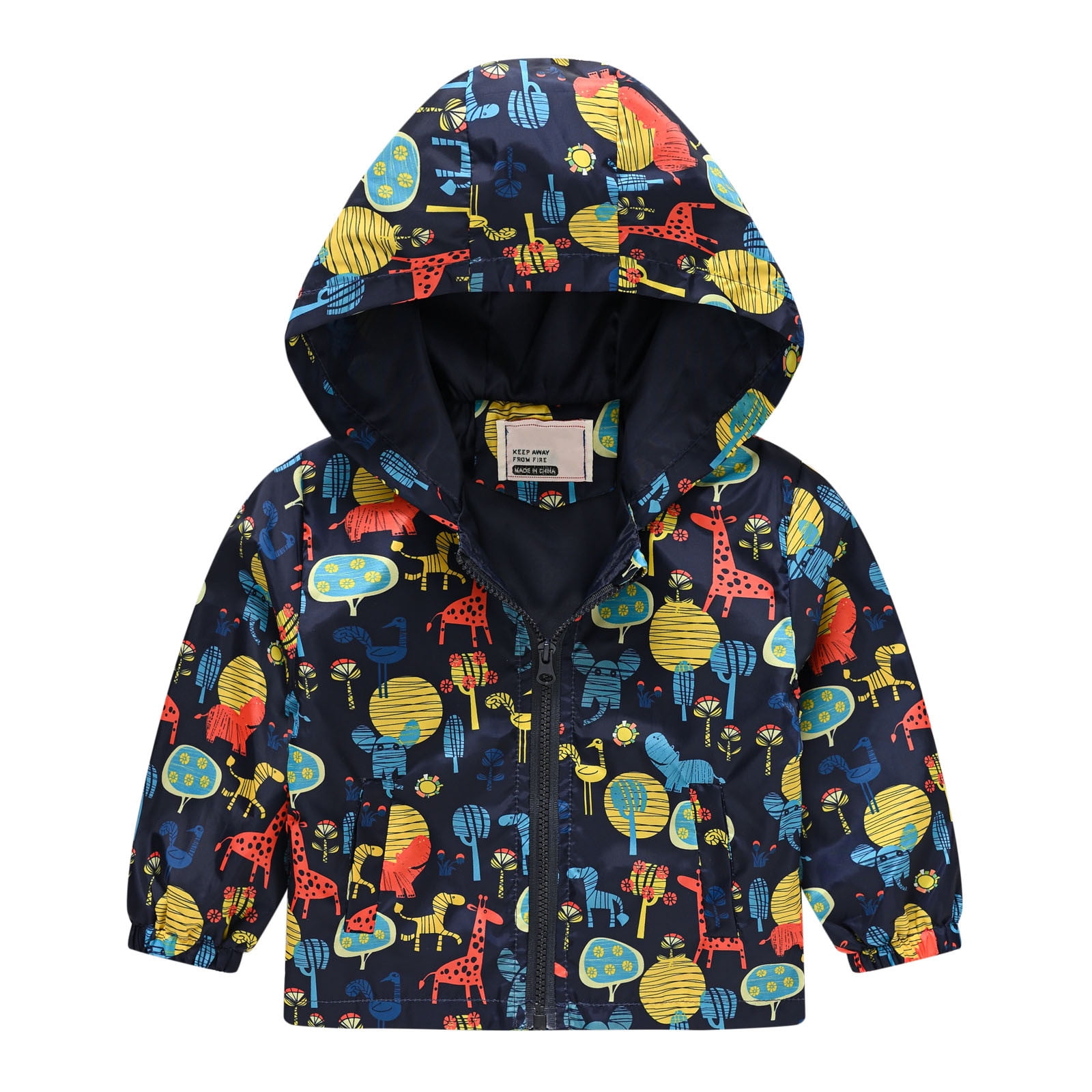 Hicidod Raincoat Kids Toddler Rain Jacket Waterproof Lightweight Kids ...