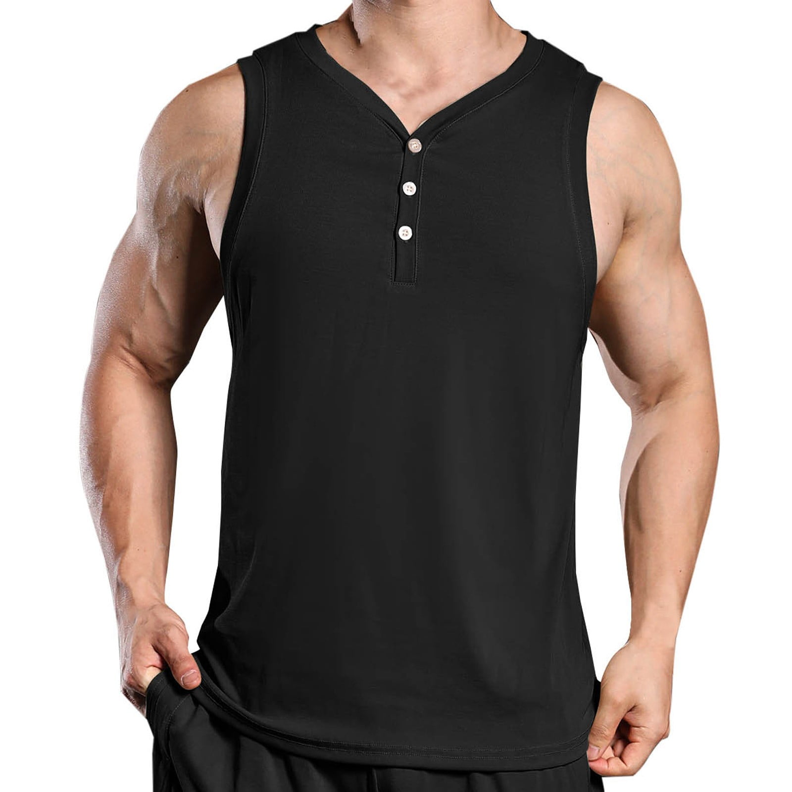 Hicidod Tank Tops Men Big And Tall Sleeveless Beach Lighweight Shirts ...