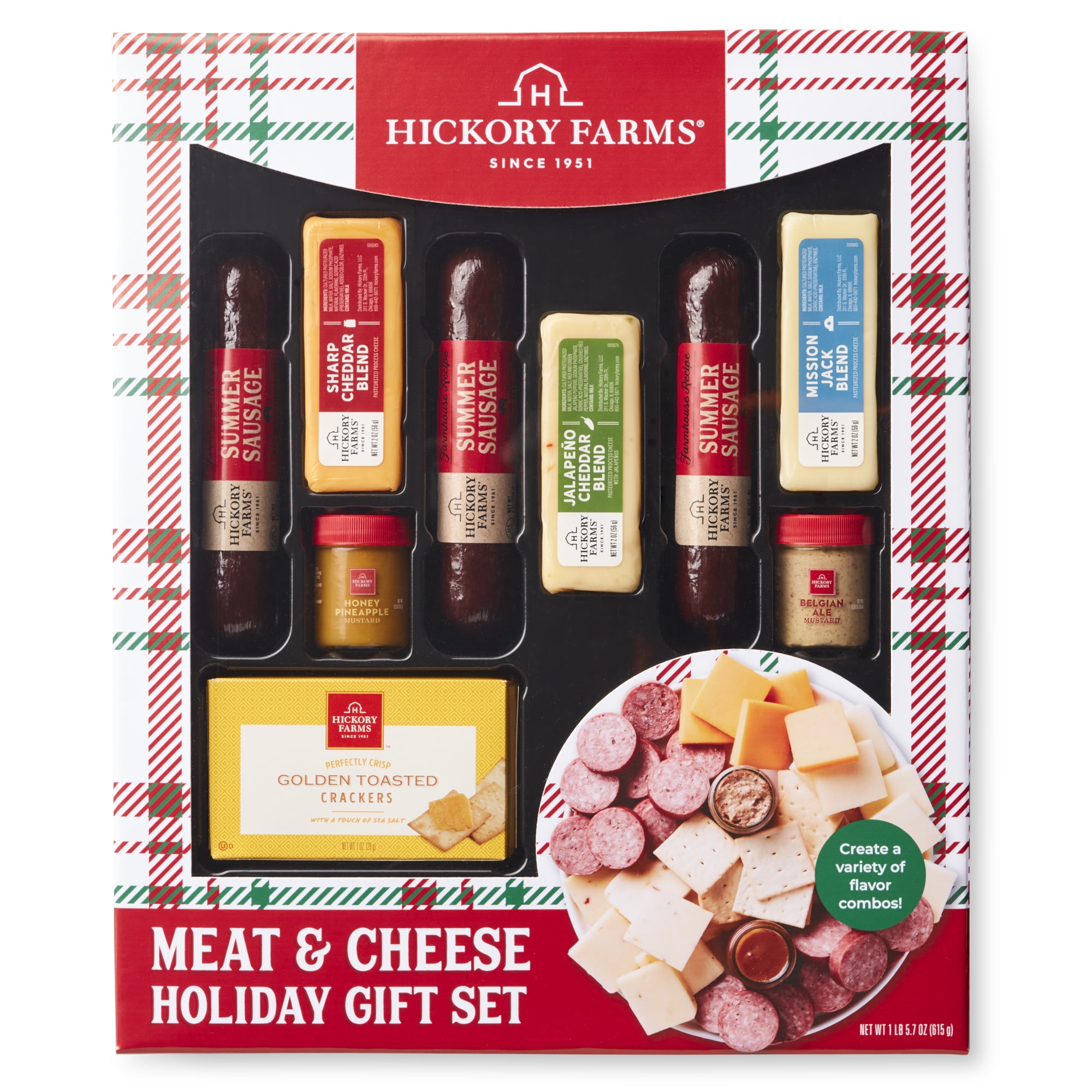 Hickory Farms $24.97 Meat & Cheese Holiday Gift Set - Walmart.com
