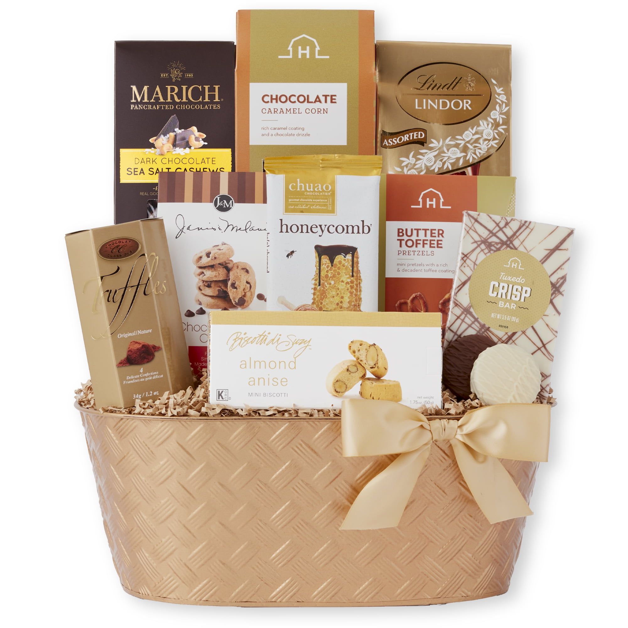 Hickory Farms VIP Elegance Gift Basket, 11 pieces | Cookies, Truffles ...