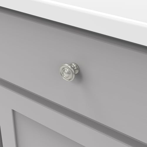 Hickory Hardware Cottage Collection Knob 1-1/4 Inch Diameter Stainless ...