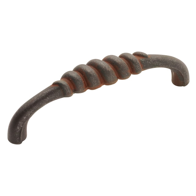 Hickory Hardware P2023-RI 96mm Manchester Rustic Iron Cabinet Pull ...