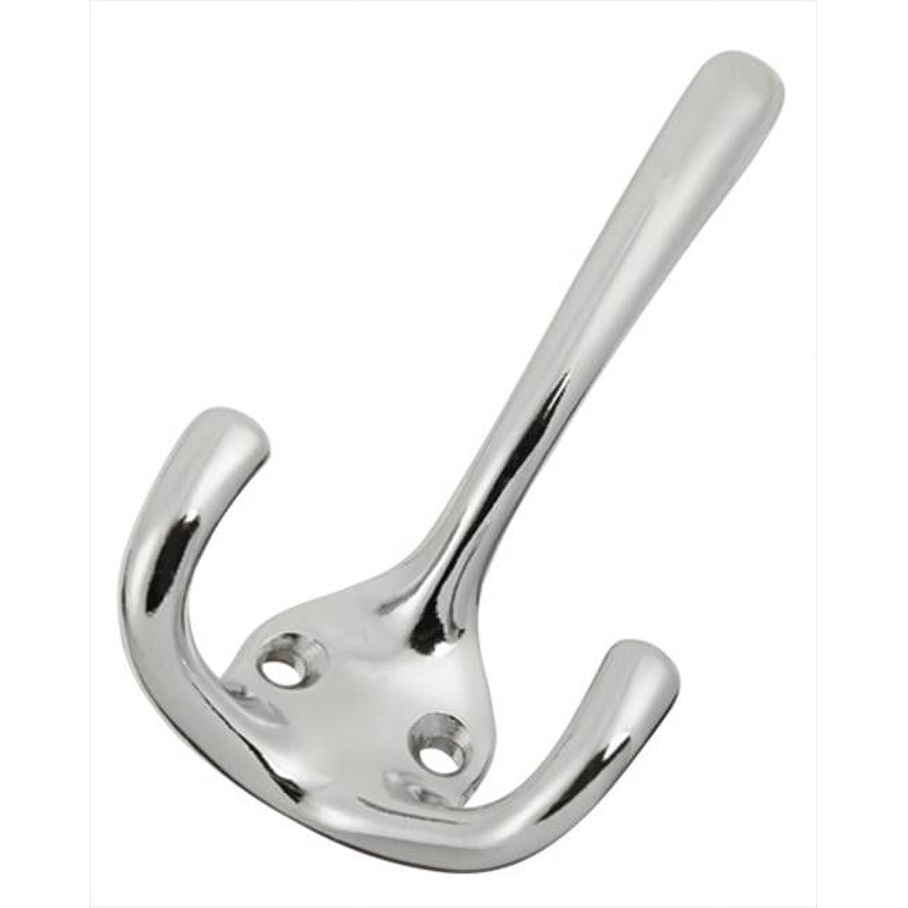 Hickory Hardware P25026-CH Chrome Double Utility Coat Hook - Walmart.com