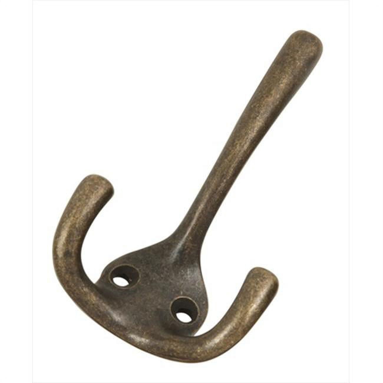 Hickory Hardware P25026-WOA Windover Antique Double Utility Coat Hook ...