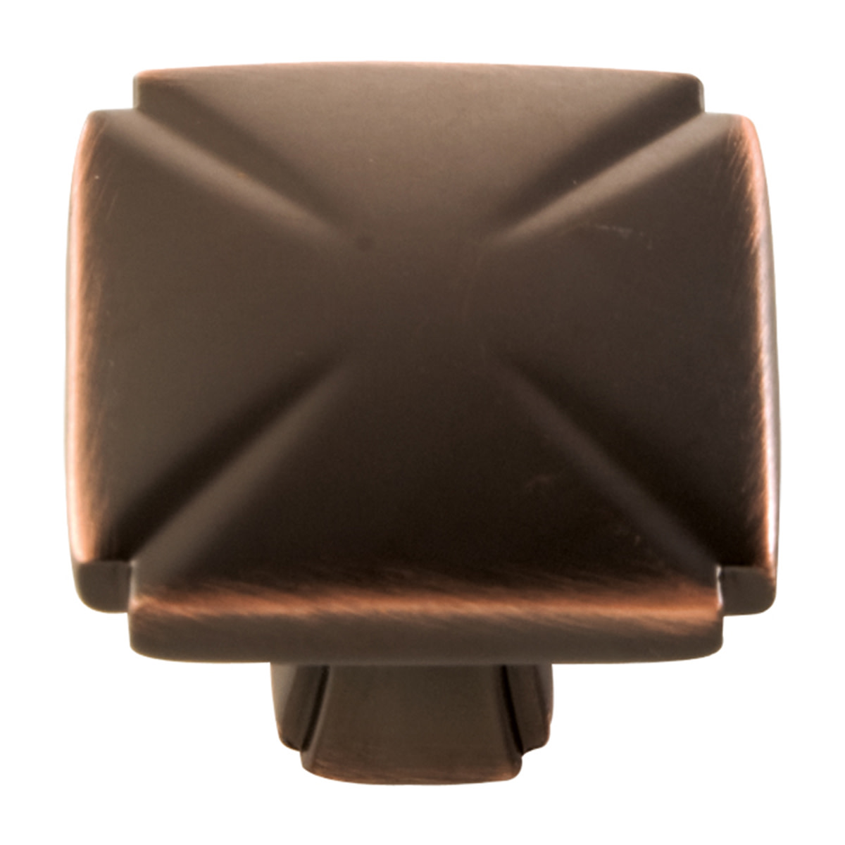 Hickory Hardware Bridges Collection Knob, 1-3/16" Sq - Oil Rubbed ...