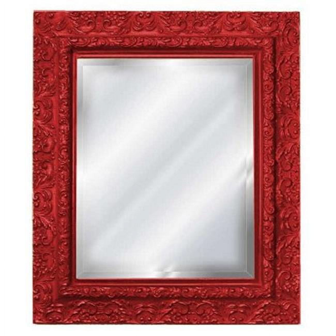 Hickory Manor HM4028-2000 Inset 2000 Red Decorative Mirror - Walmart.com