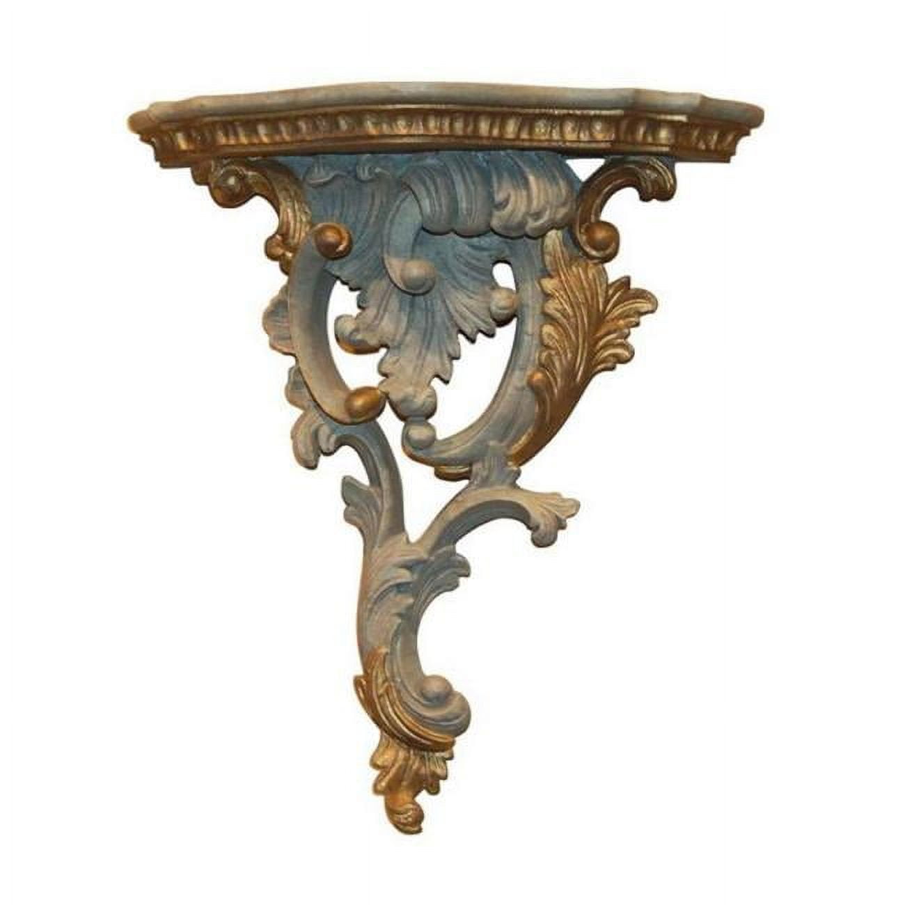 Right Renaissance Bracket, Aged Blue Gold - Walmart.com