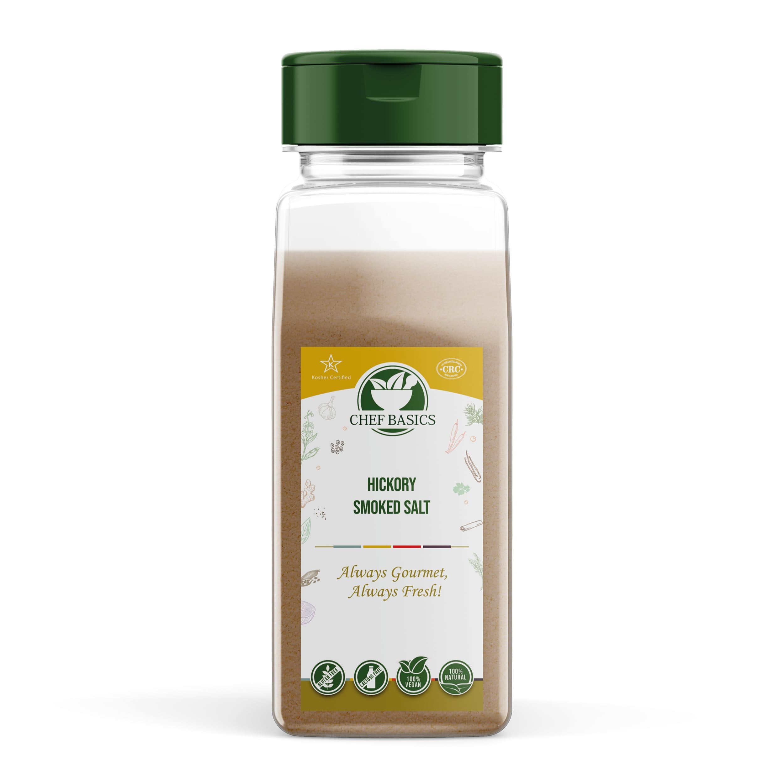 Hickory Smoked Salt by AIF4 Chefs Basics, Cooking Gifts for Men ...