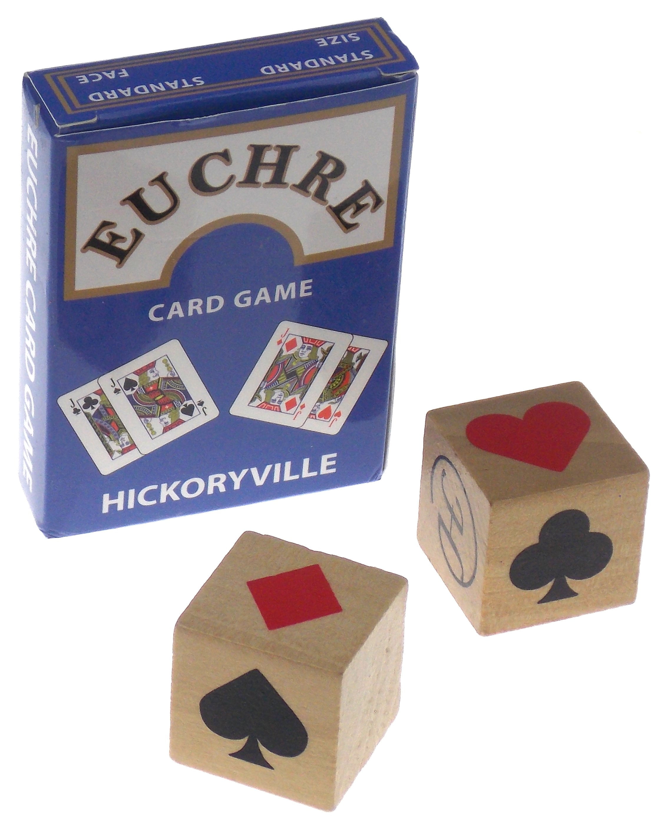 Hickoryville Euchre Playing Cards Bundle - 2 Euchre Decks in 1 Box with ...