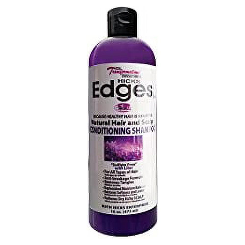 Hicks Edges Natural Hair and Scalp Conditioning Shampoo with Lilac - 16 ...