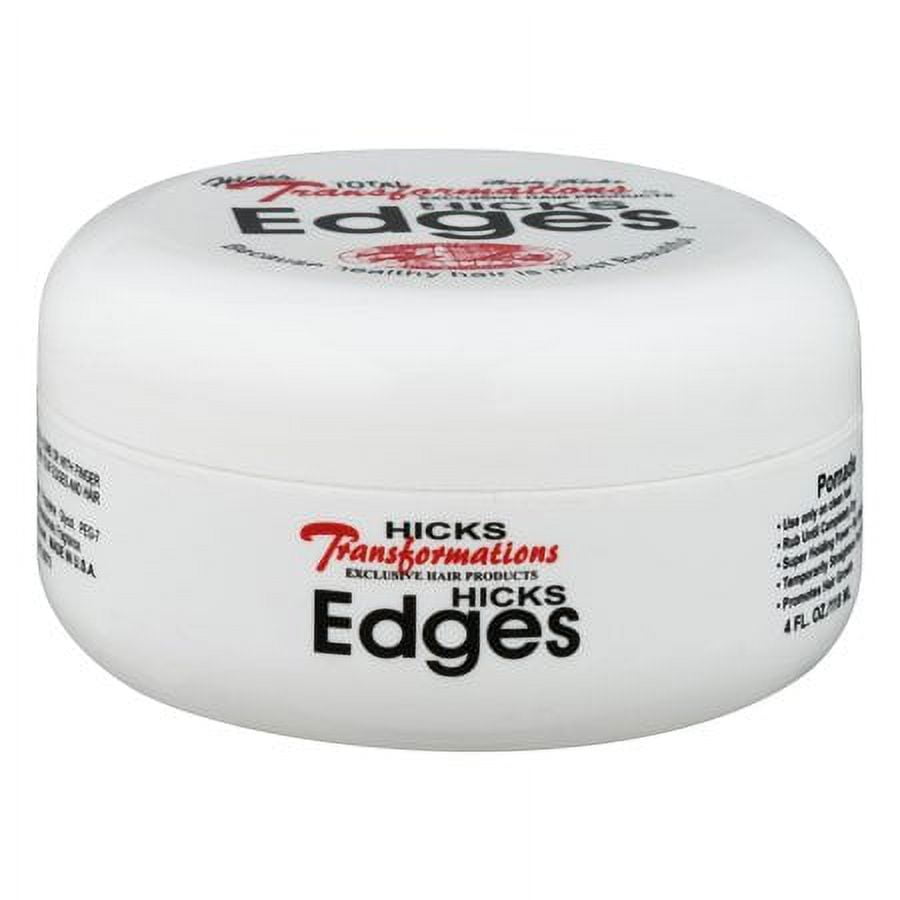 Hicks Total Transformations Edges Pomade 4 Oz, Holds Hair Firmly ...