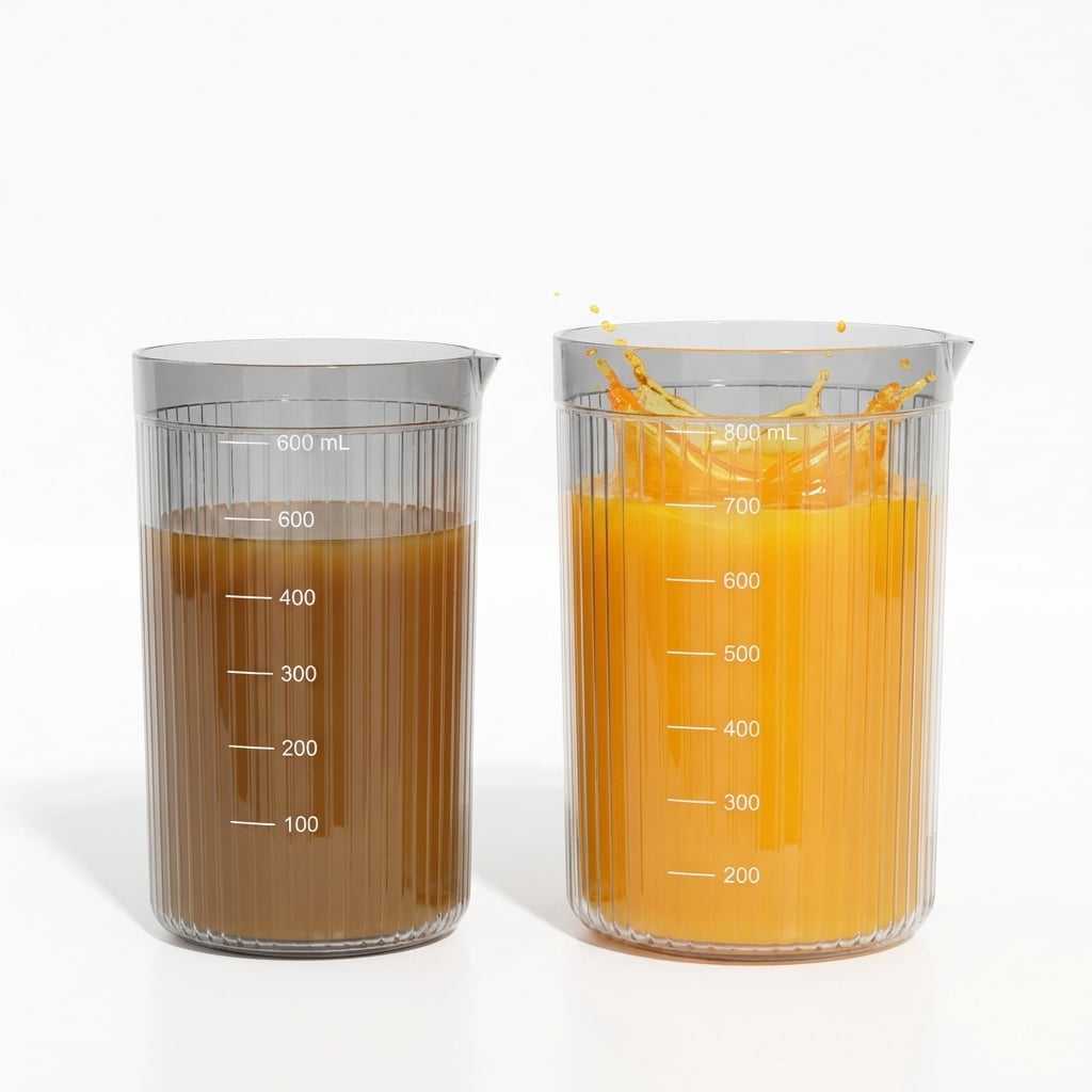 Hicloud, Juice Cup, 800ml, Transparent large capacity - Walmart.com